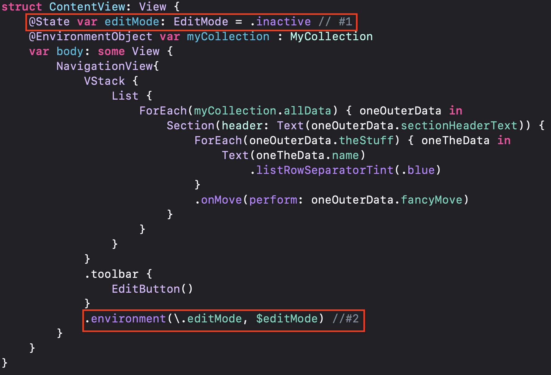 Moving Items In Multiple Sections Of A SwiftUI List Chris Wu